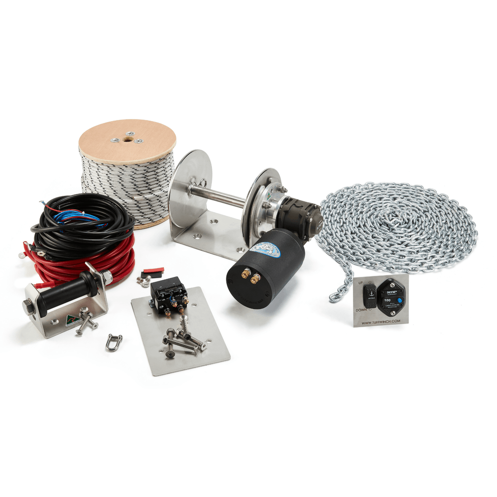 TUFF-200 Heavy Duty Drum Anchor Winch Full Kit – TUFF WINCH