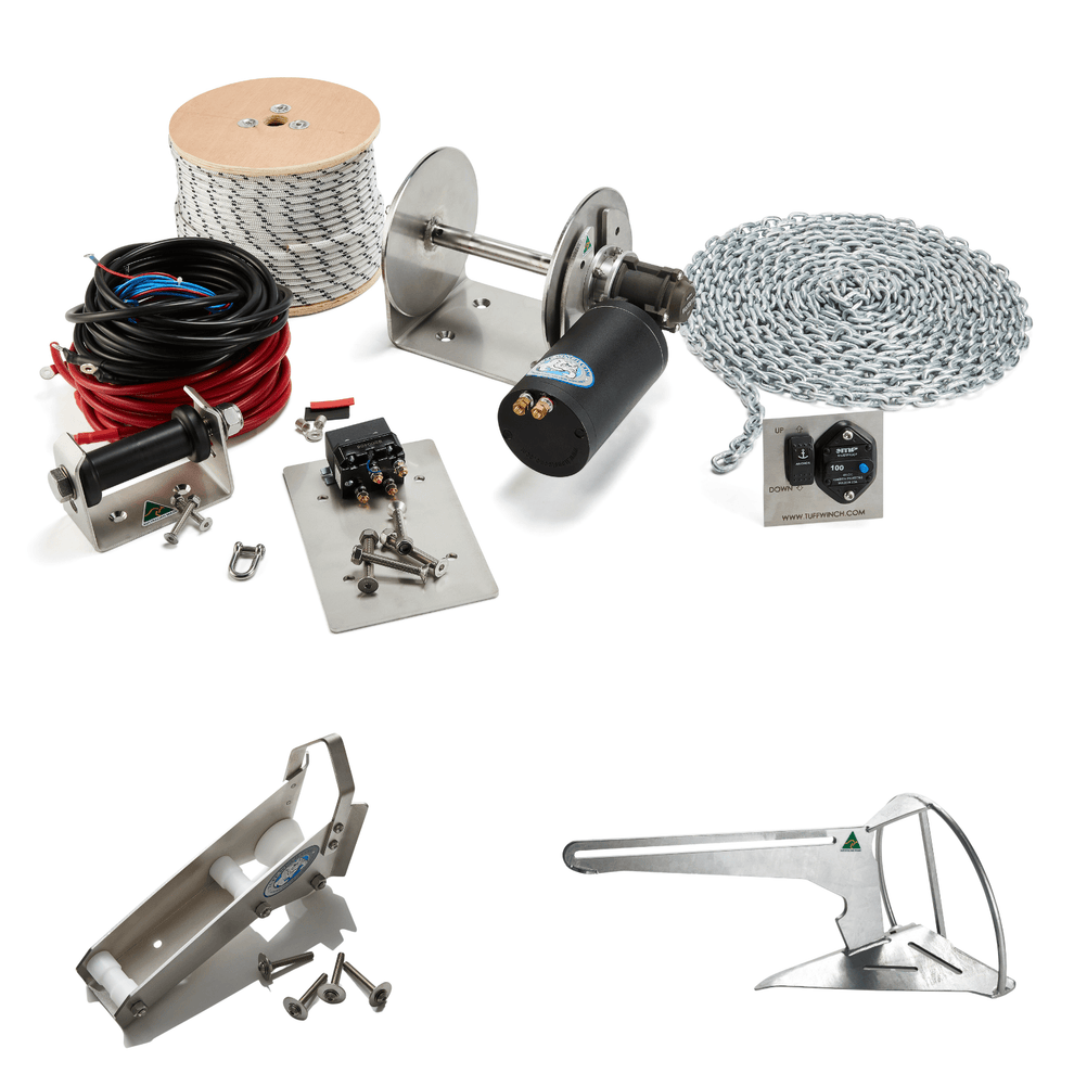 TUFF-200 Drum Anchor Winch Super Bundle – TUFF WINCH